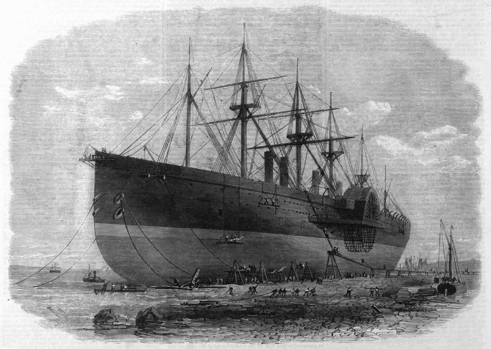 S.S. Great Eastern,16th February 1867 – The world’s biggest ship under ...