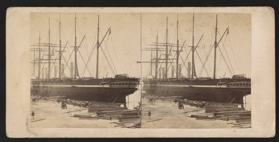 S.S. Great Eastern,16th February 1867 – The world’s biggest ship under ...